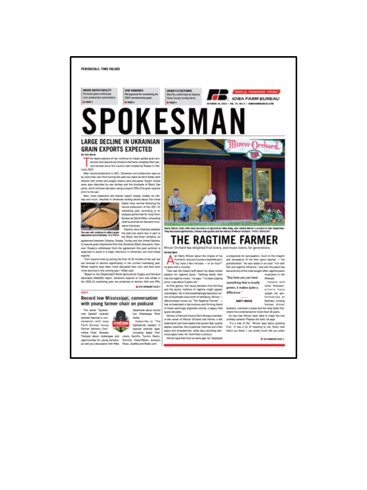 Iowa Farm Bureau Spokesman - J. L. Farmakis, Inc.